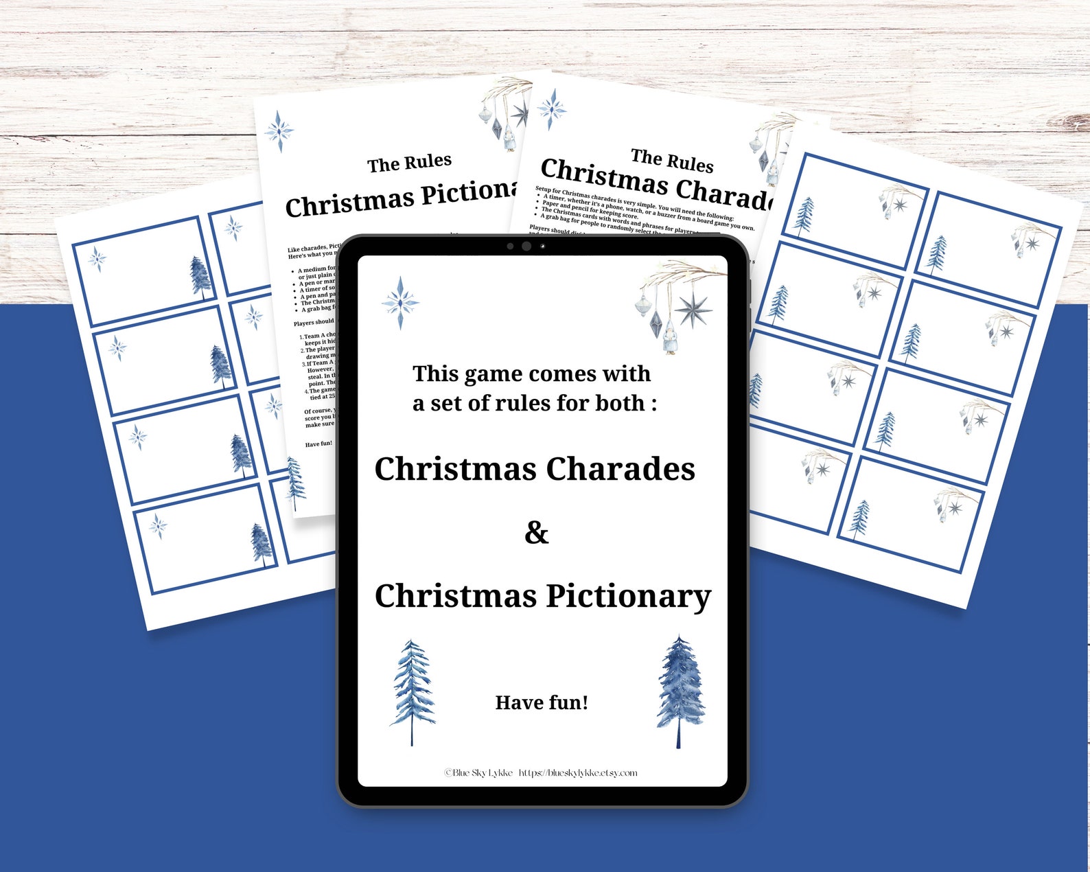 Christmas Charades Printable Game, Charades Cards, Christmas Pictionary ...