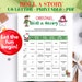 Christmas Charades Printable Game, Charades Cards, Christmas Pictionary ...