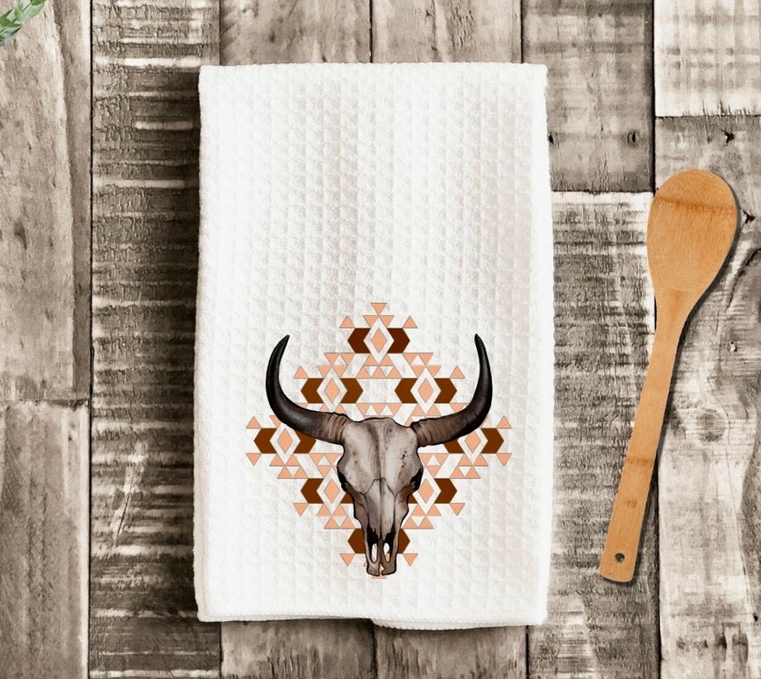 Western Cowboy Kitchen Towel - Etsy