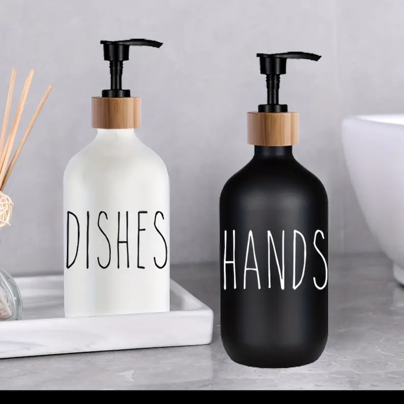 Soap Dispenser Set - Etsy