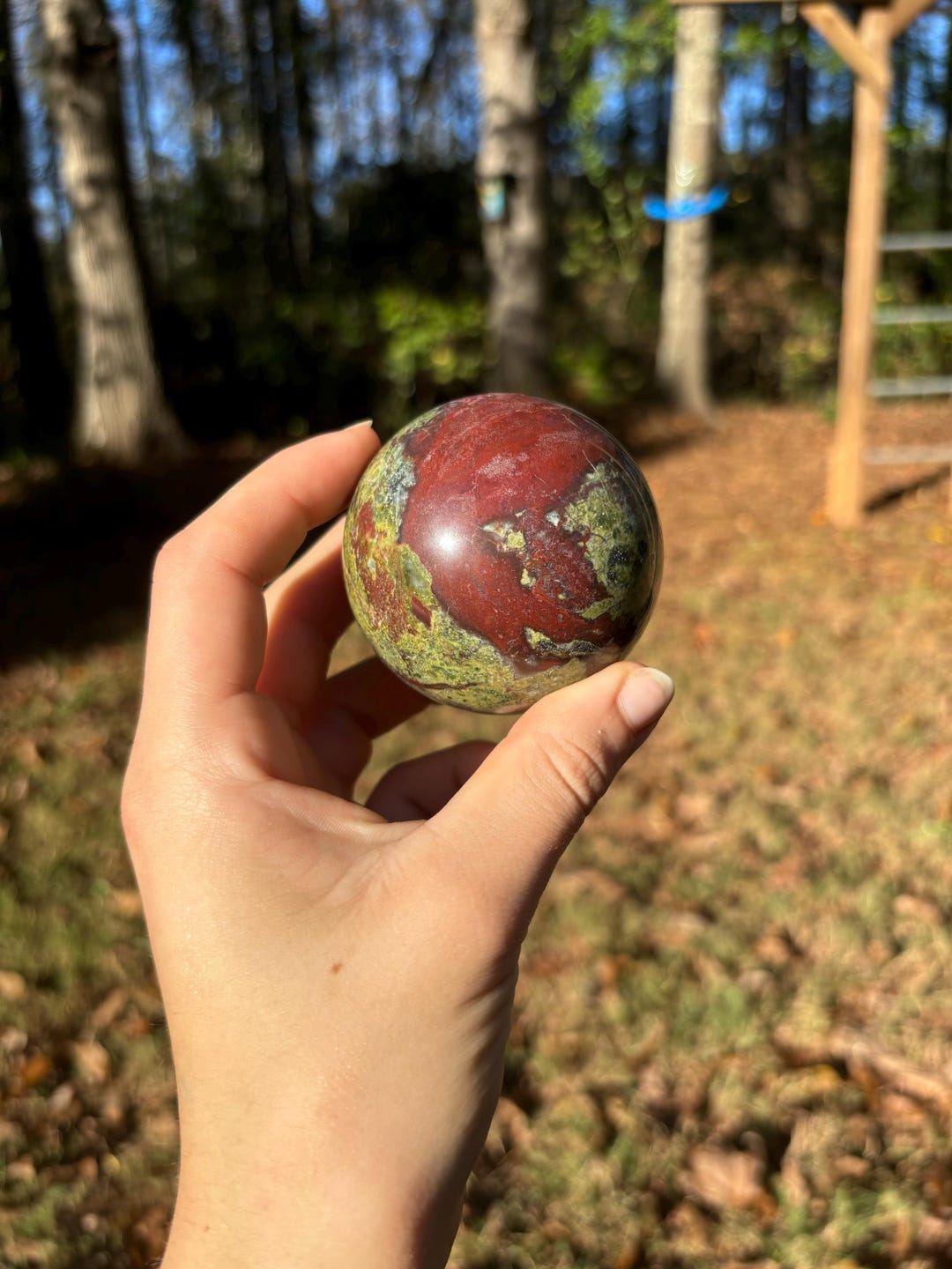 Medium Dragons Blood Crystal Sphere - Etsy