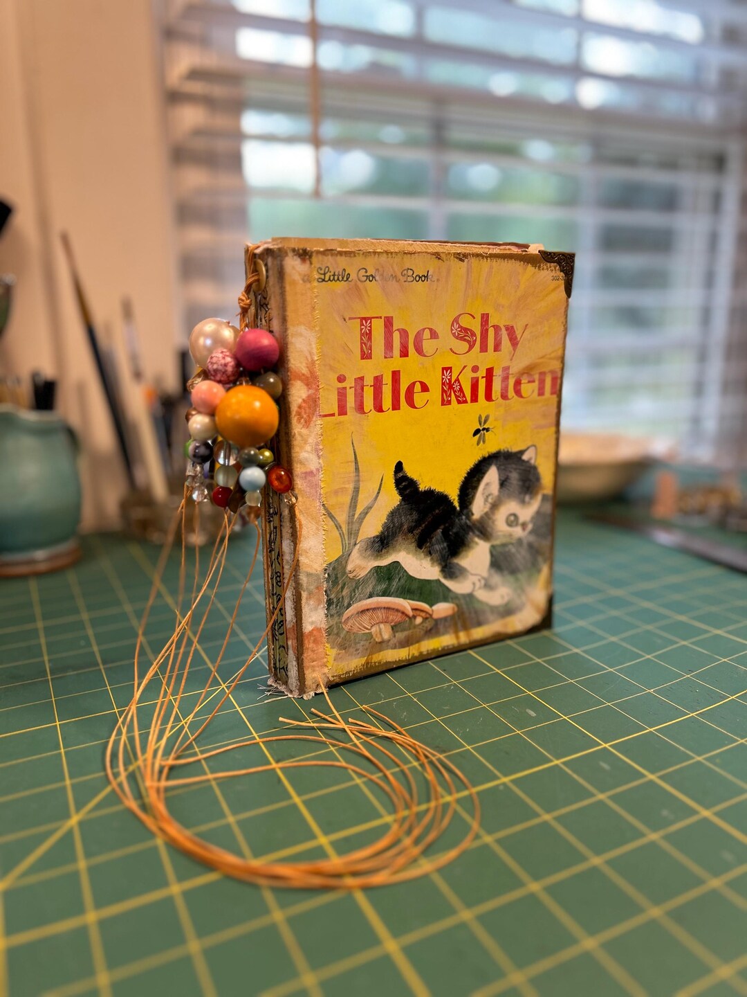 The Shy Little Kitten Golden Book Junk Journal - Etsy
