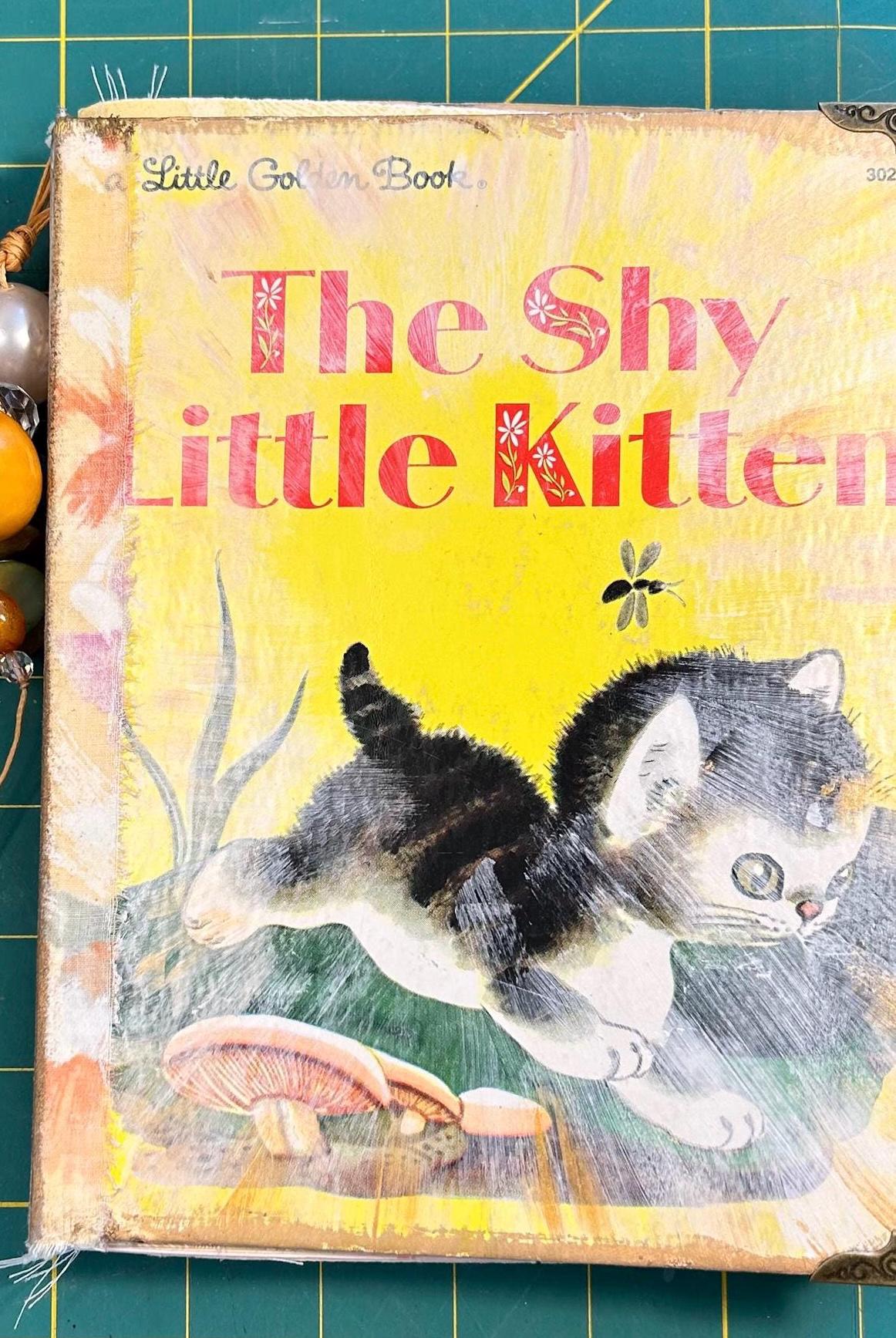 The Shy Little Kitten Golden Book Junk Journal - Etsy