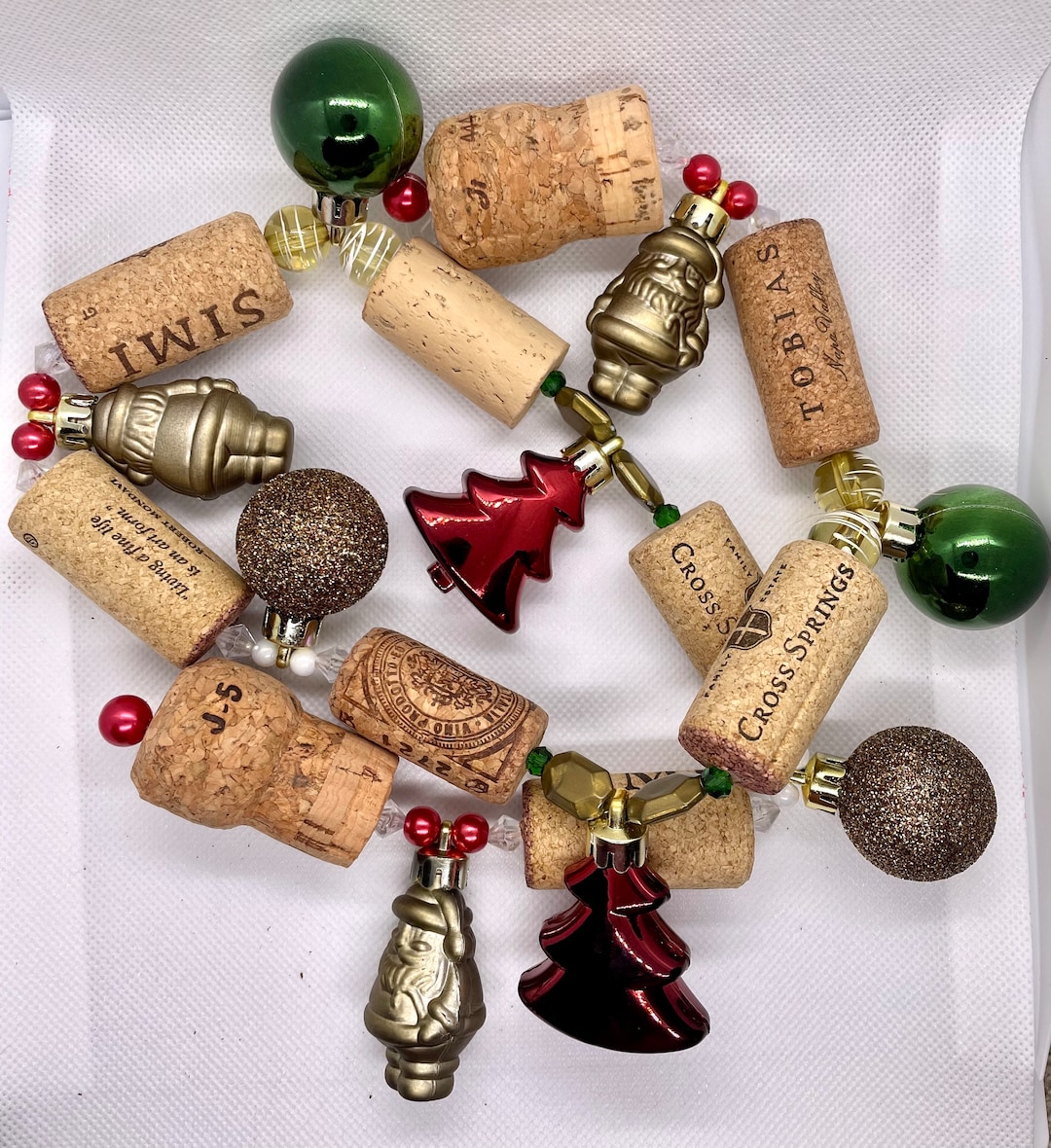 Wind Cork Garland Trees and Ornaments - Etsy