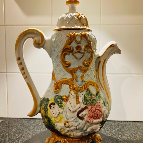 Capodimonte Tea Set - Etsy