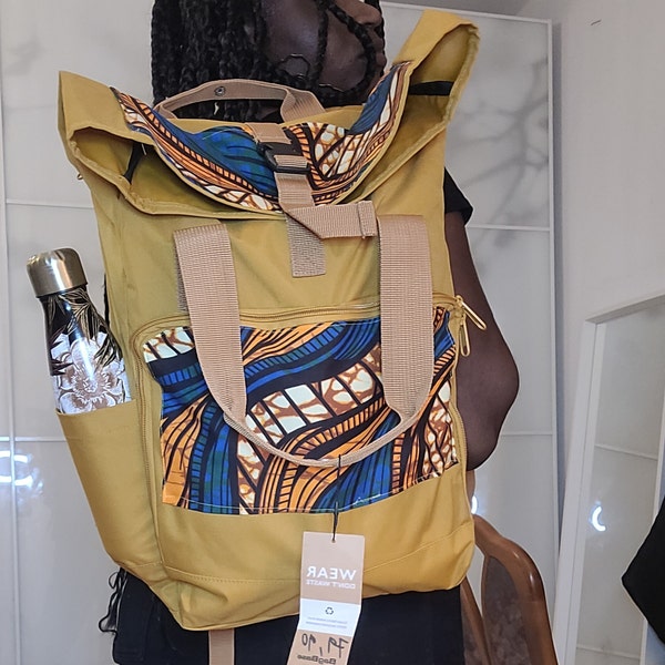 Recycled Backpack - Etsy