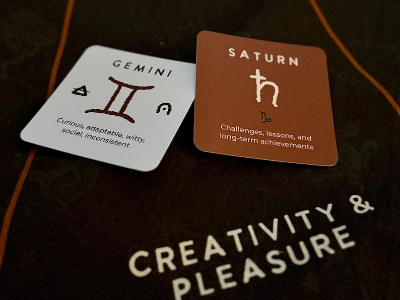 Astrology Board & Zodiac Card Set: Beginner Friendly - Etsy