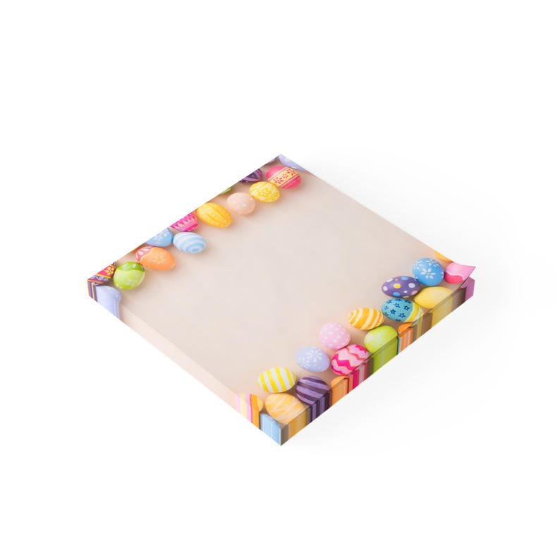Sticky Notes, Colorful Easter Eggs, Note Pad Set, Easter Gift, Teacher ...