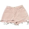 Classic Vintage High Waisted Pastel Pink Denim Shorts // Light Pink ...