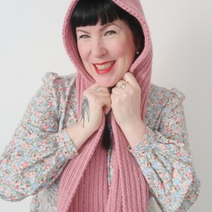 The Elsa Hood Knitting Pattern One Size PDF Digital Knitting Pattern - Etsy