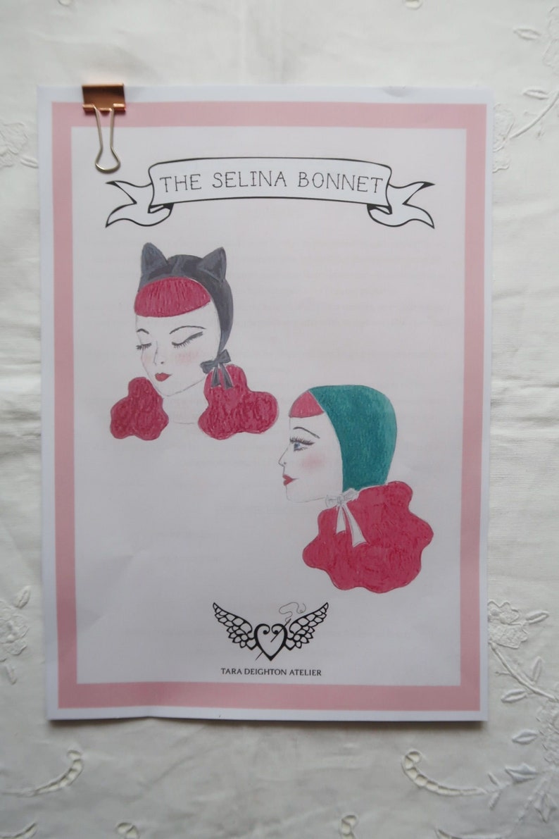 The Selina Bonnet ~ PDF Sewing Pattern ~ One Size Bonnet Pattern - Etsy