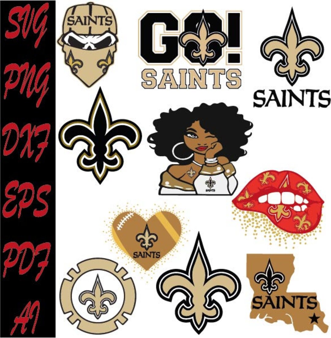 Saints Svgsaint Pngsaints Fleur Svg Saints Fleur Png - Etsy Australia