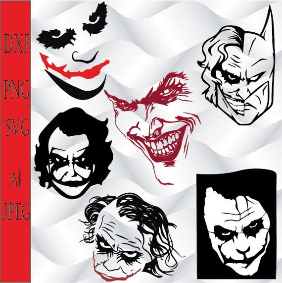 Joker Face Silhouette