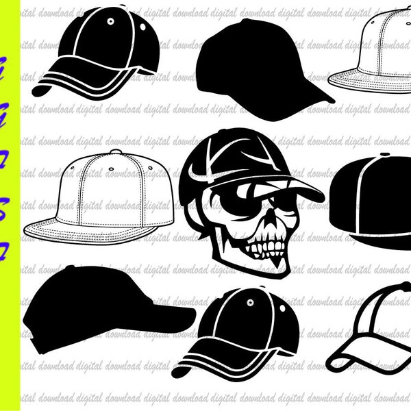 Backwards Hat Svg - Etsy