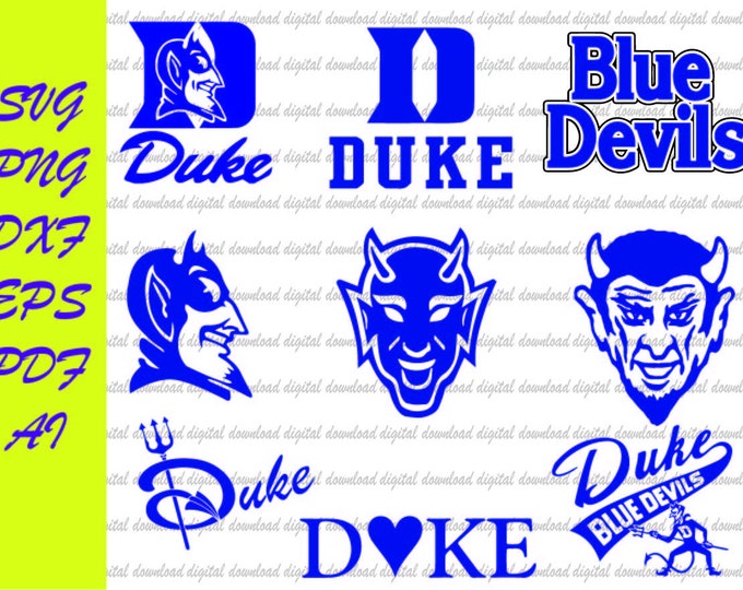 Blue Devils Svg Team Sport SVG PNG JPG Cricut Design Space Instant ...