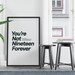 The Courteeners 'not Nineteen Forever' Lyrics Print (digital Download ...