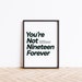 The Courteeners 'not Nineteen Forever' Lyrics Print (digital Download ...