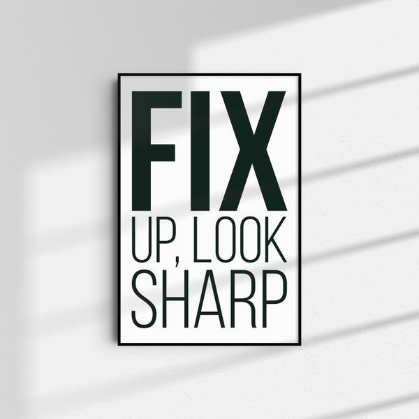 Looking Sharp Print - Etsy