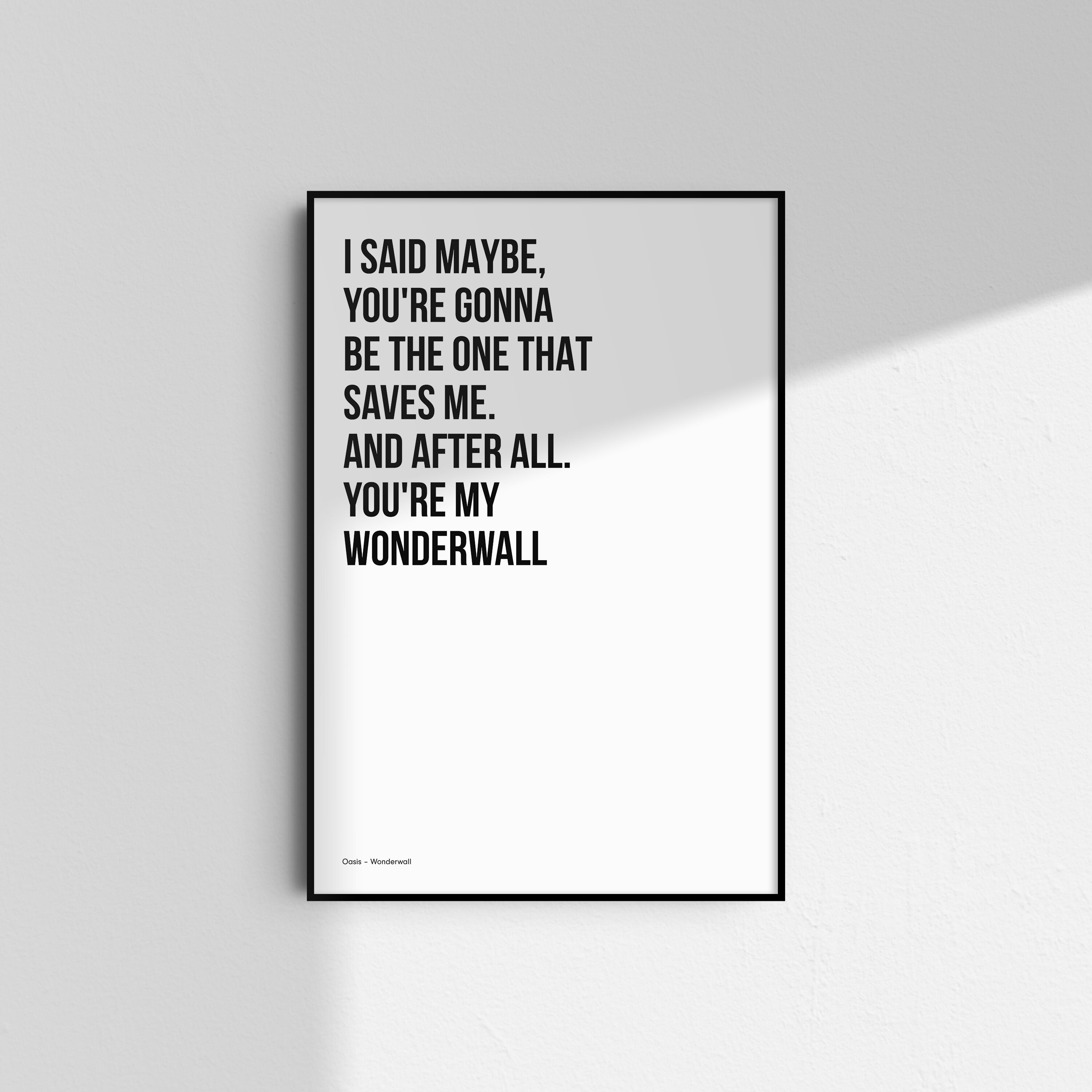 Personalized Song Lyrics Print, Custom Music Wall Art (digital Download ...