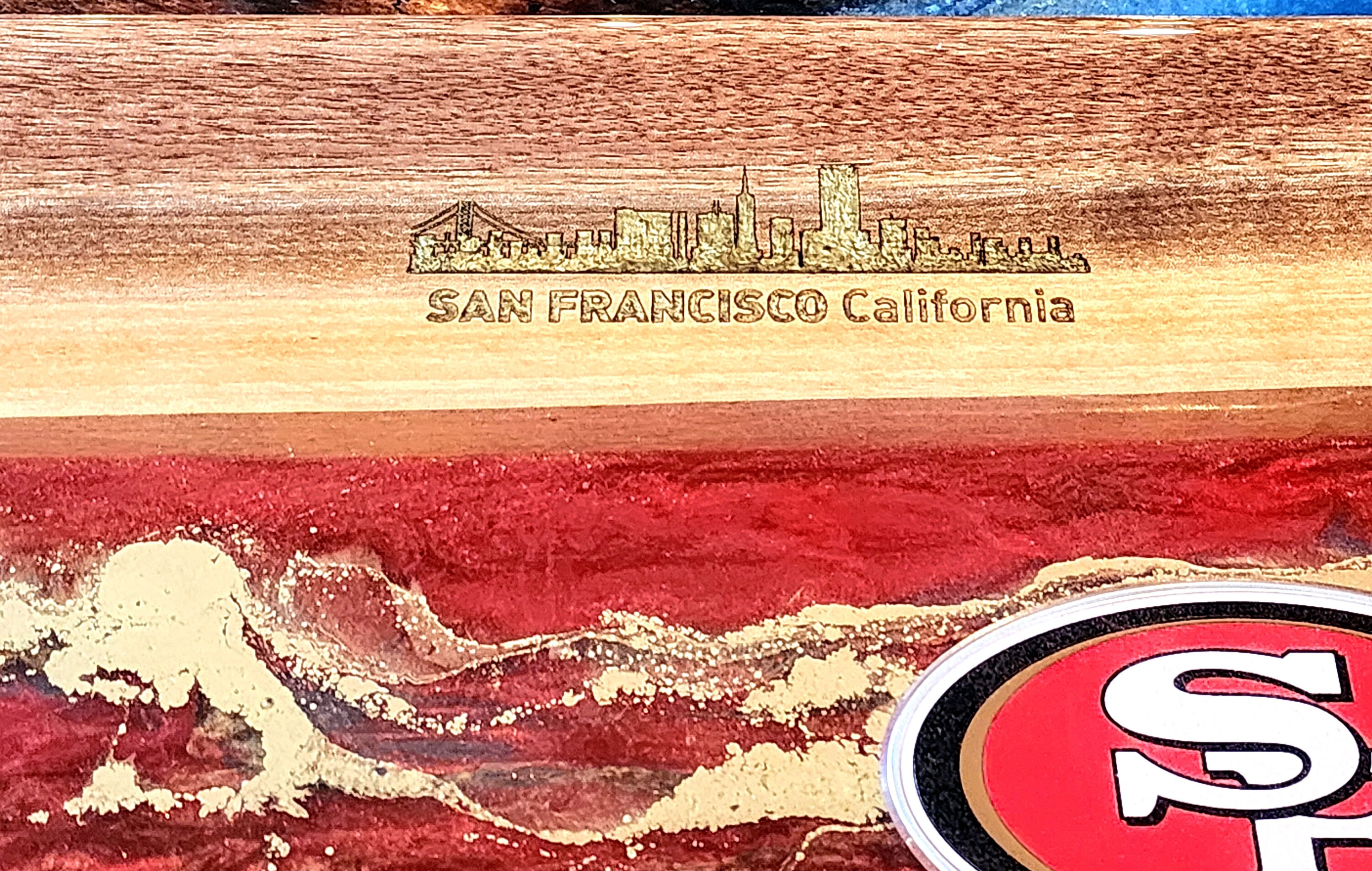 Your Favorite Team Epoxy/resin River Party Tray - Etsy