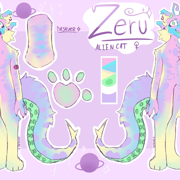 Ref Sheet Commission - Etsy