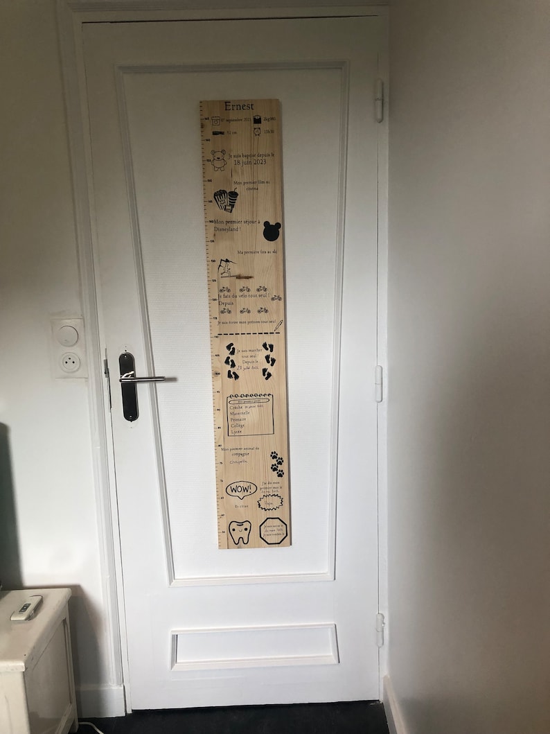 Growth Chart, Personalized Wooden Growth Chart for Children ...