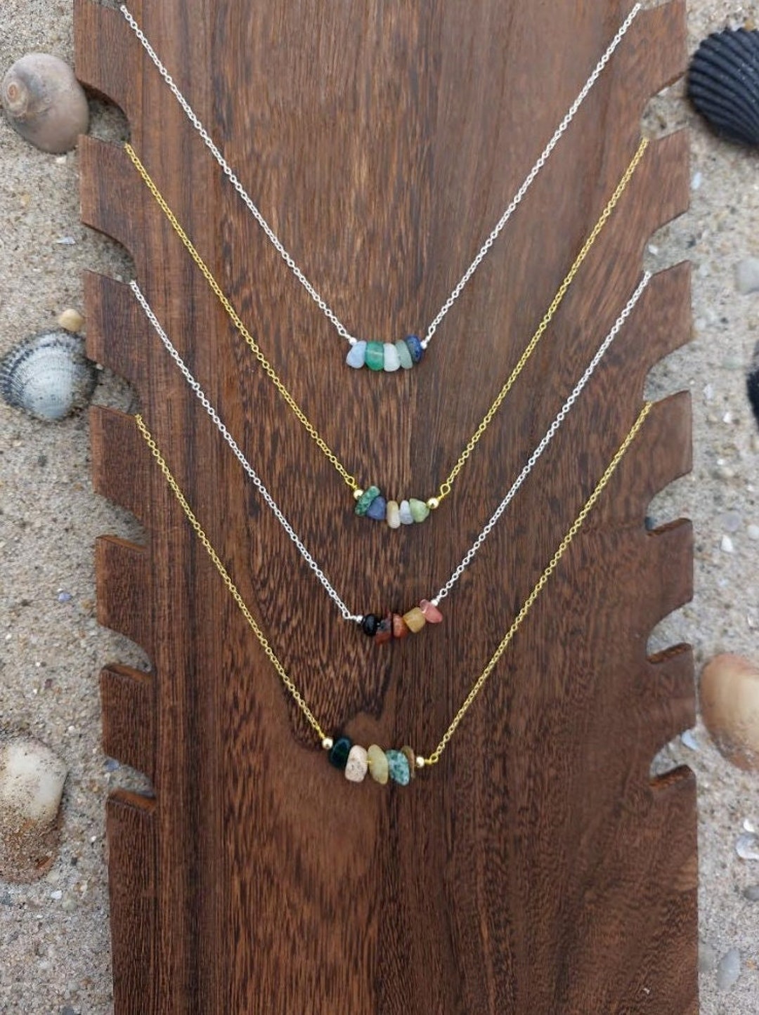 Custom Crystal Bead Necklace: Build Your Own Crystal Jewelry, Gold and ...