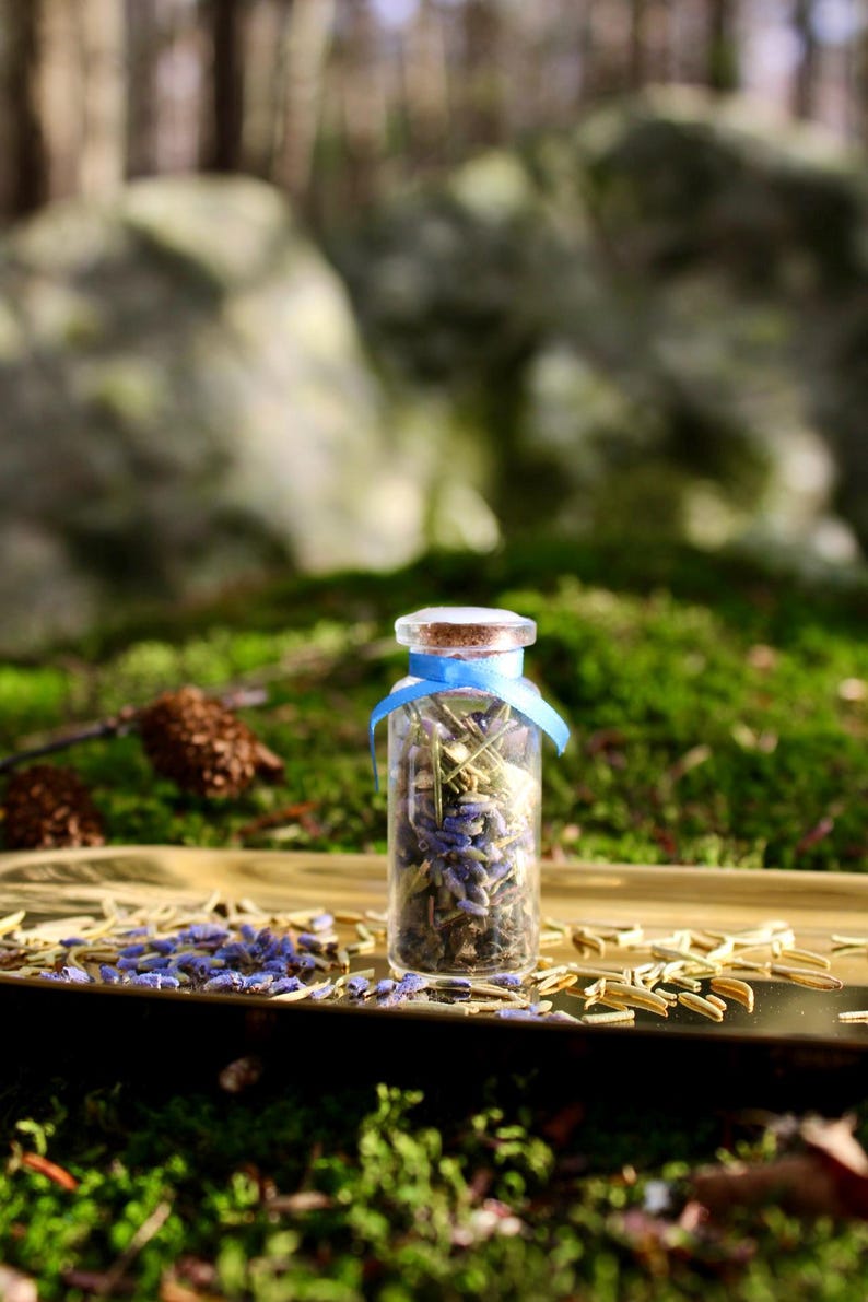 Anxiety Relief Spell Jar: Calm and Soothing Energy, Stress Reduction ...