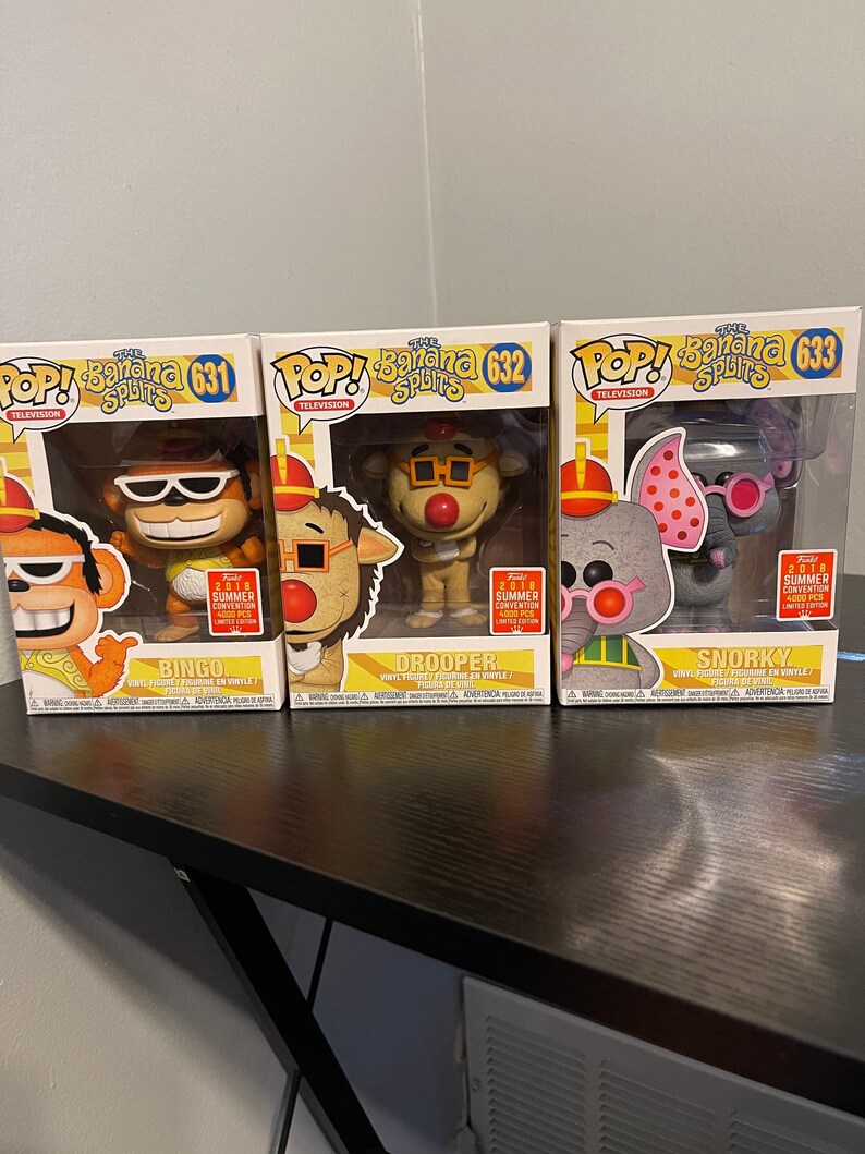 The Banana Splits Exclusive Funko Pop: Bingo 631 Drooper 632 - Etsy ...