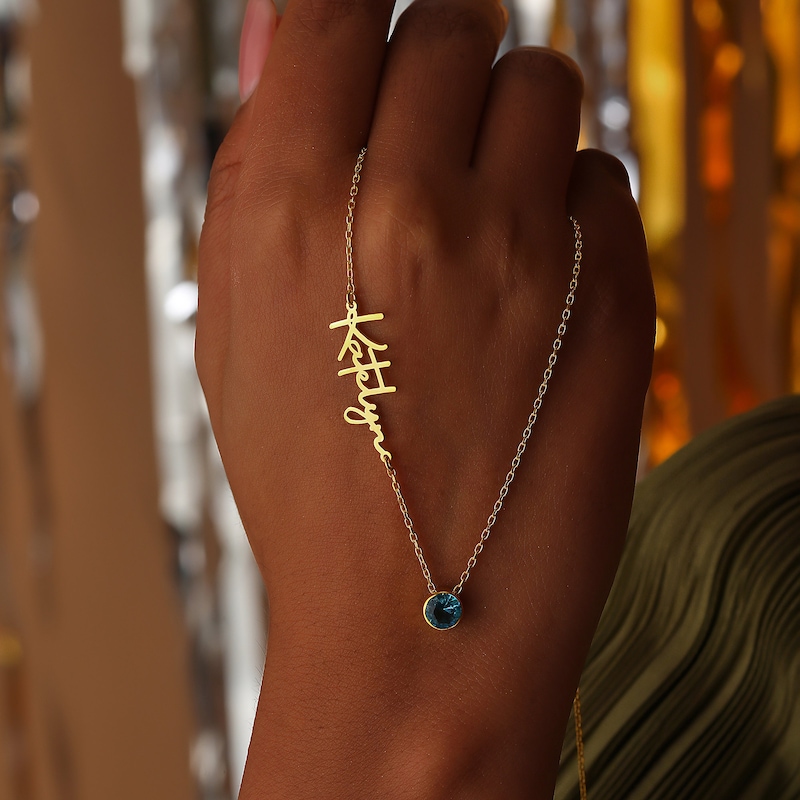 Citrine Metal Necklace - Etsy