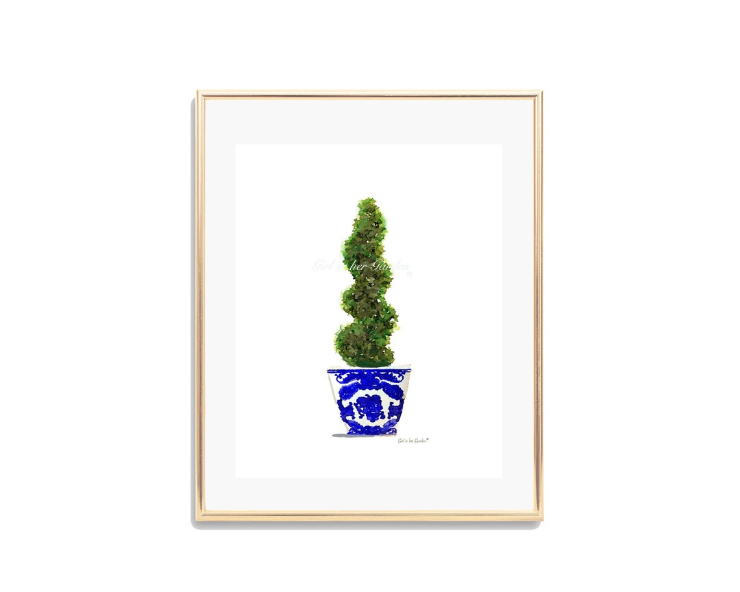 Trendy Wall Art Prints Topiary Printable Wall Art Botanical Prints ...
