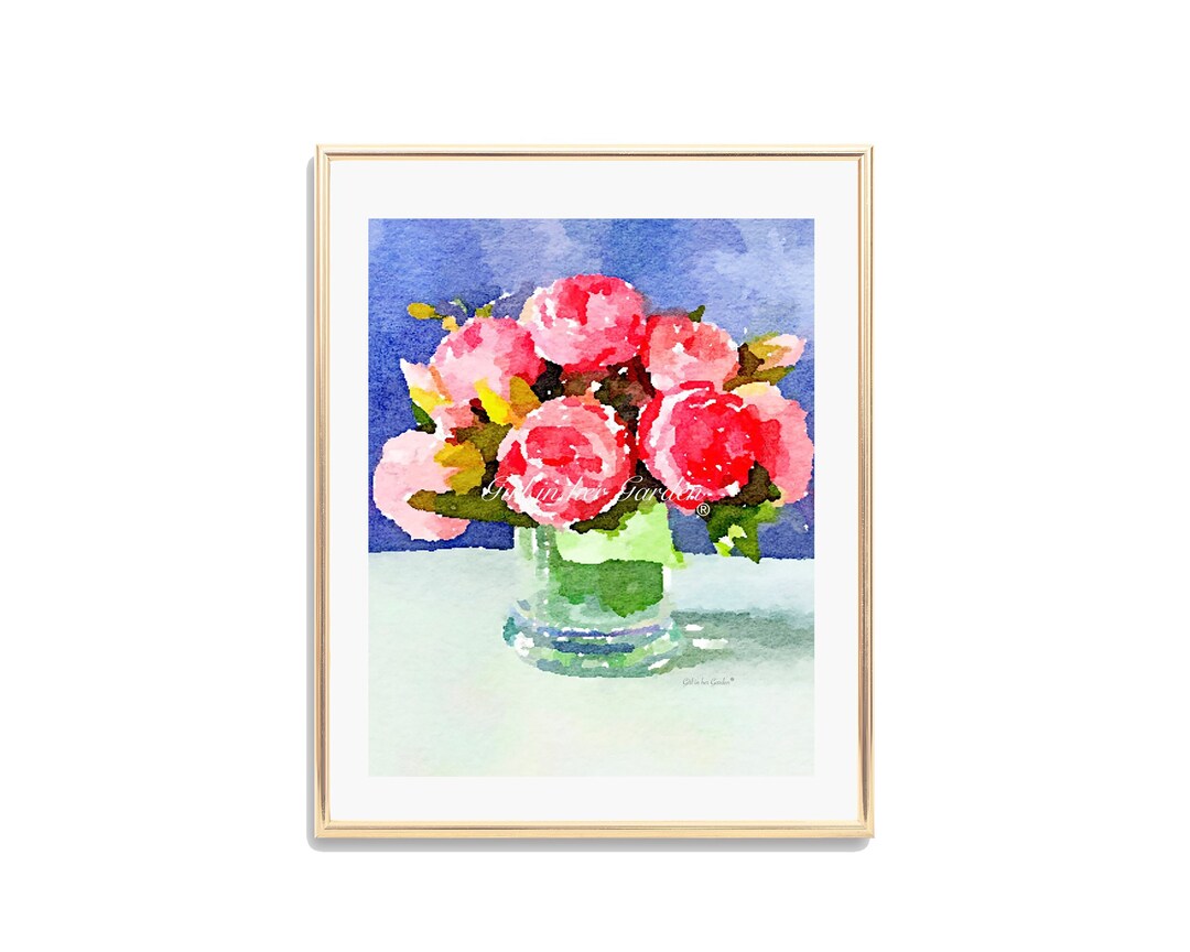 Watercolor Art Print, Colorful Art, Download Printable Art Painting ...