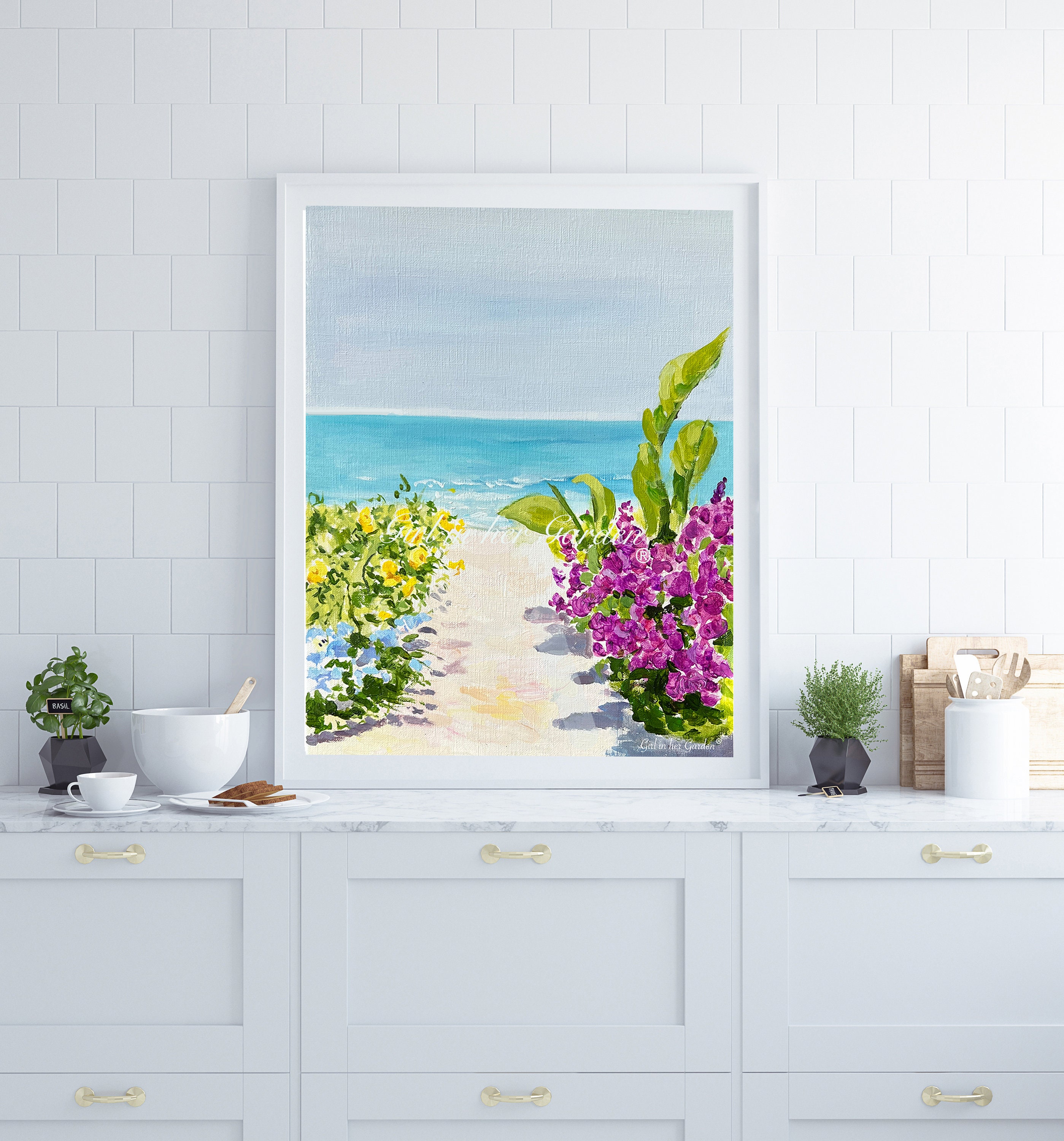 Beach Prints Wall Art, Beach Printable, Living Room Wall Art, Beach ...