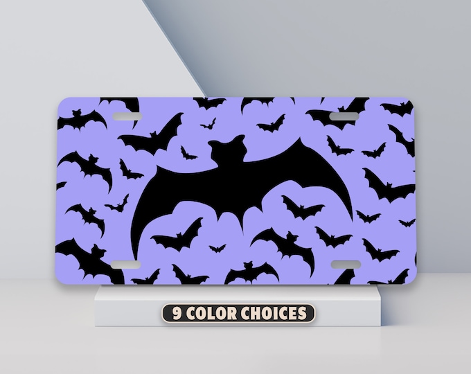 Pastel Goth License Plate, Spooky Unicorn Front License Plate, Witchy ...