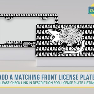 Opossum License Plate Frame, Possum Plate Cover, Opossum Car Decor ...