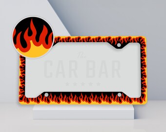 Custom License Plate Front Car Tag, Aluminum or Plastic Personalized ...