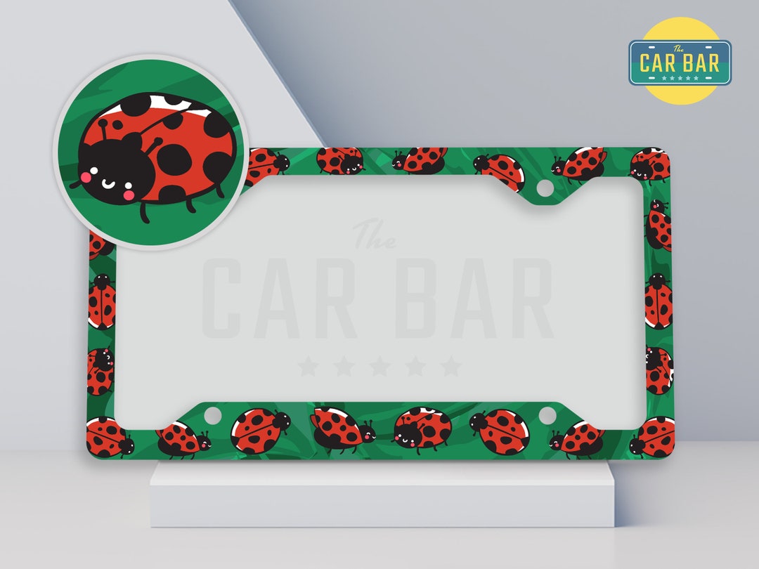 Ladybug License Plate Frame Cute Car Accessories for Women - Etsy