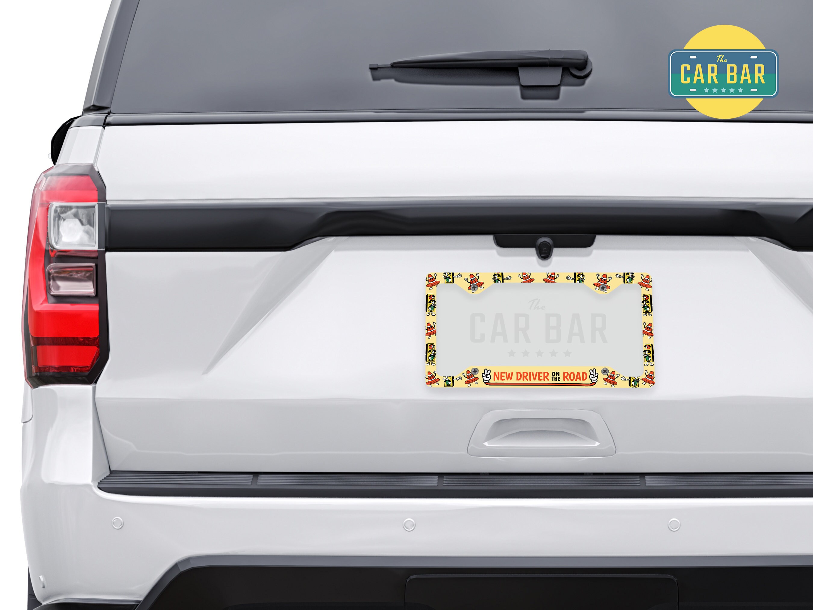 Student Driver License Plate Frame, New Driver Learner Plate Cover ...
