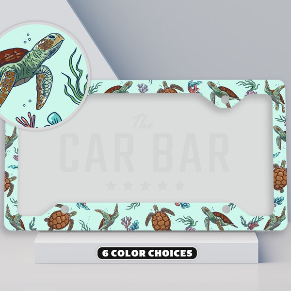 Ocean License Plate Frame - Etsy