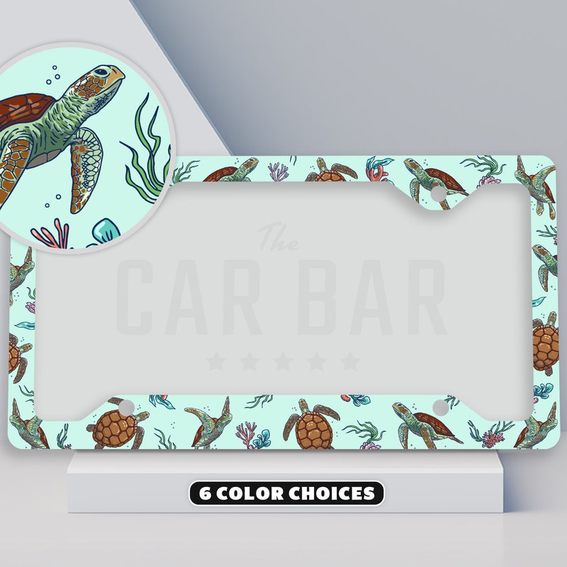 Ocean License Plate Frame - Etsy