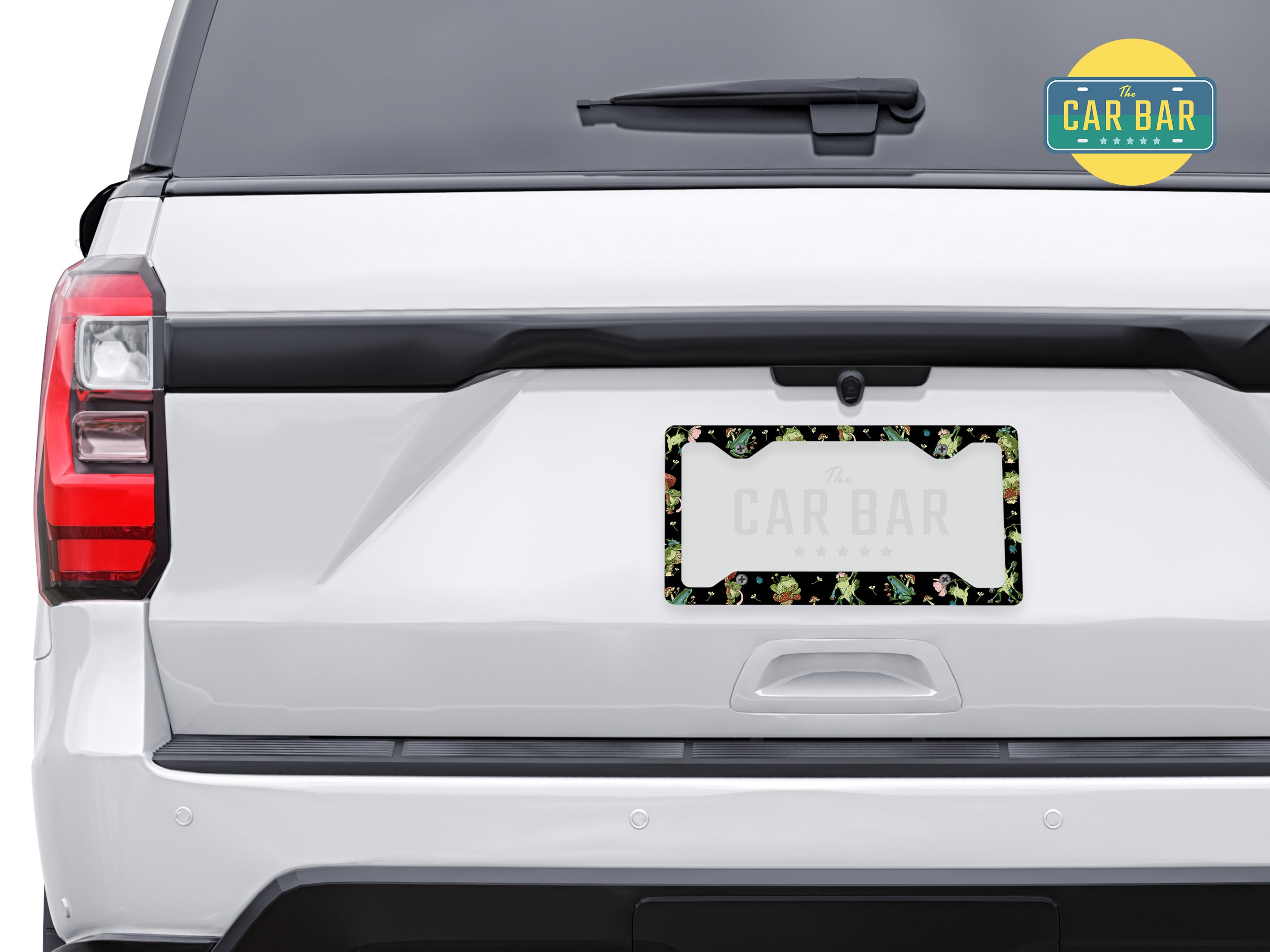 Frog License Plate Frame, Cute Cottagecore Frogs License Plate Cover ...