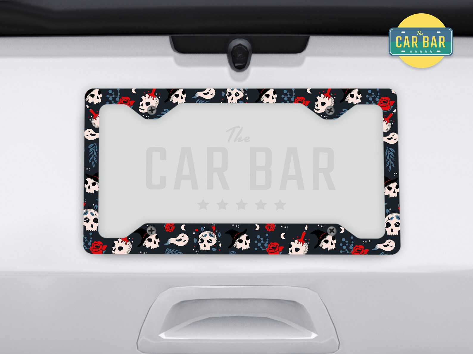 Skeleton License Plate Frame Halloween License Plate Cover - Etsy