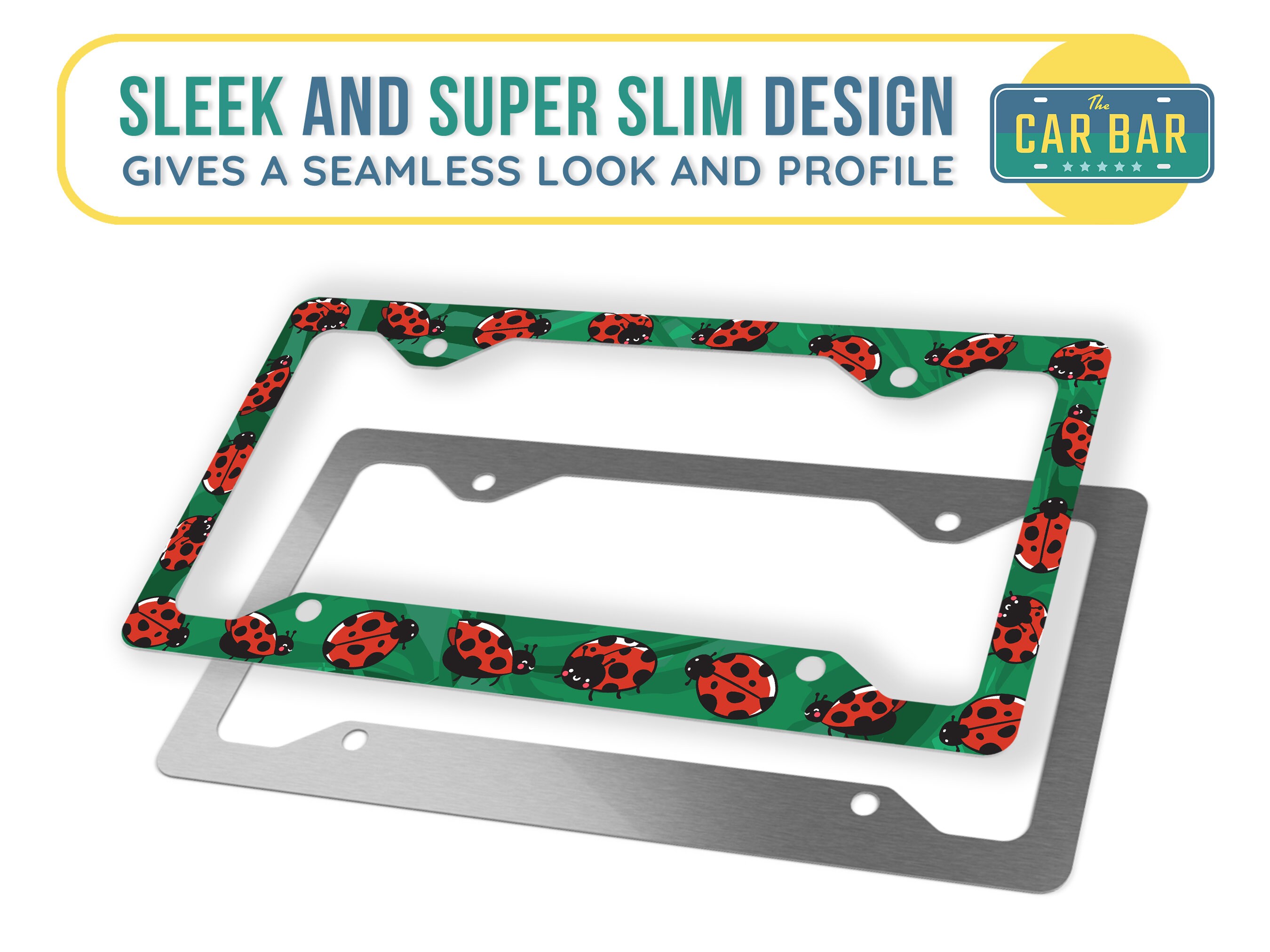 Ladybug License Plate Frame Cute Car Accessories for Women - Etsy
