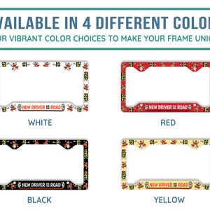 Student Driver License Plate Frame, New Driver Learner Plate Cover ...