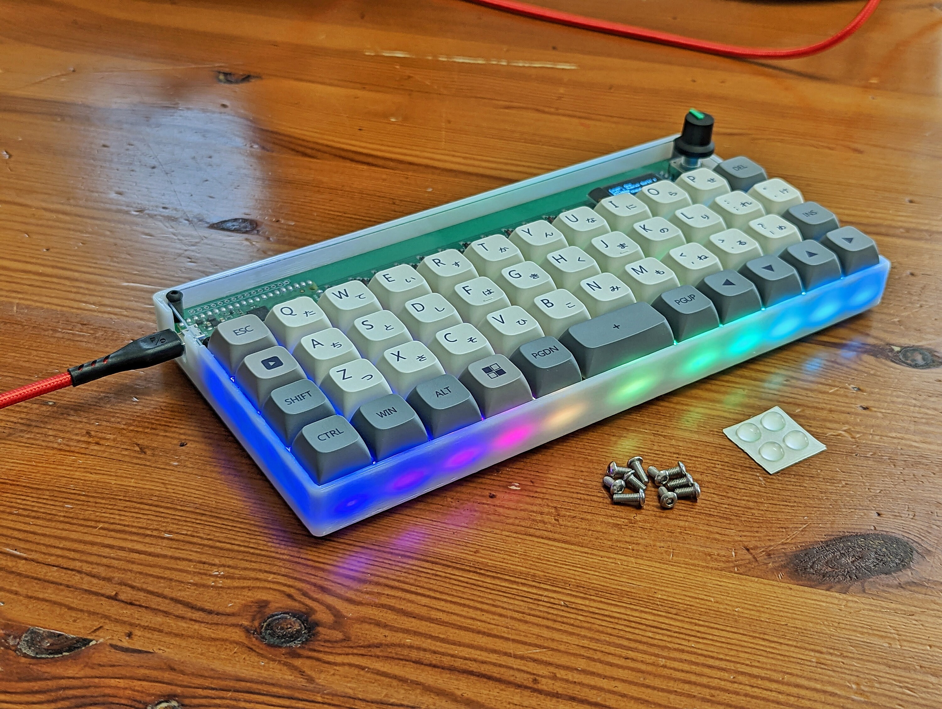Custom Mechanical Keyboard Wired Mechanical 67 Keys DIY Keyboard Kit 