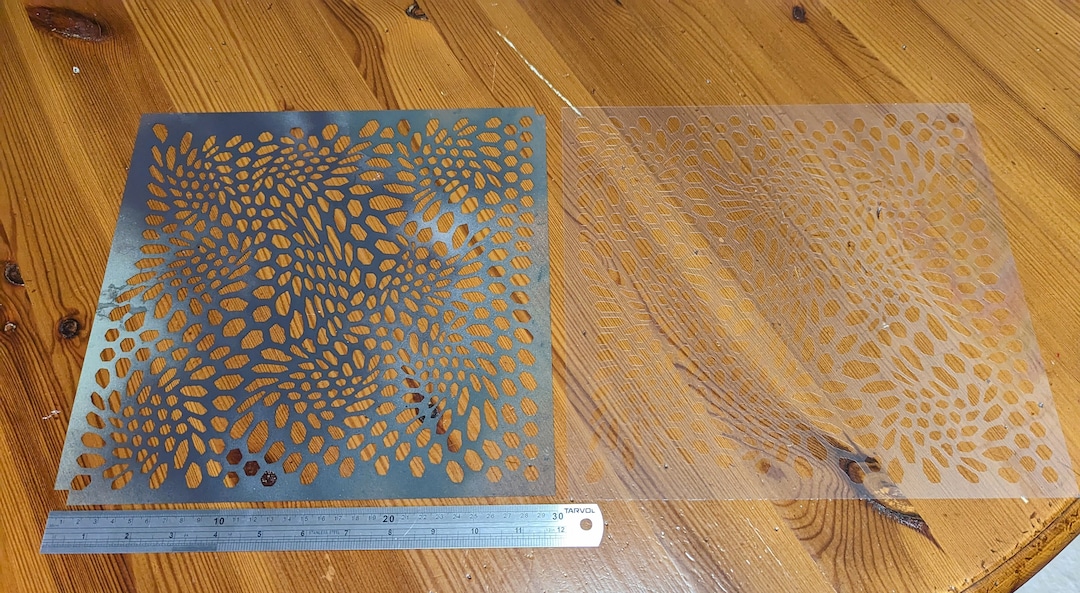 Kryptek Camo Stencil 12x12 - Etsy