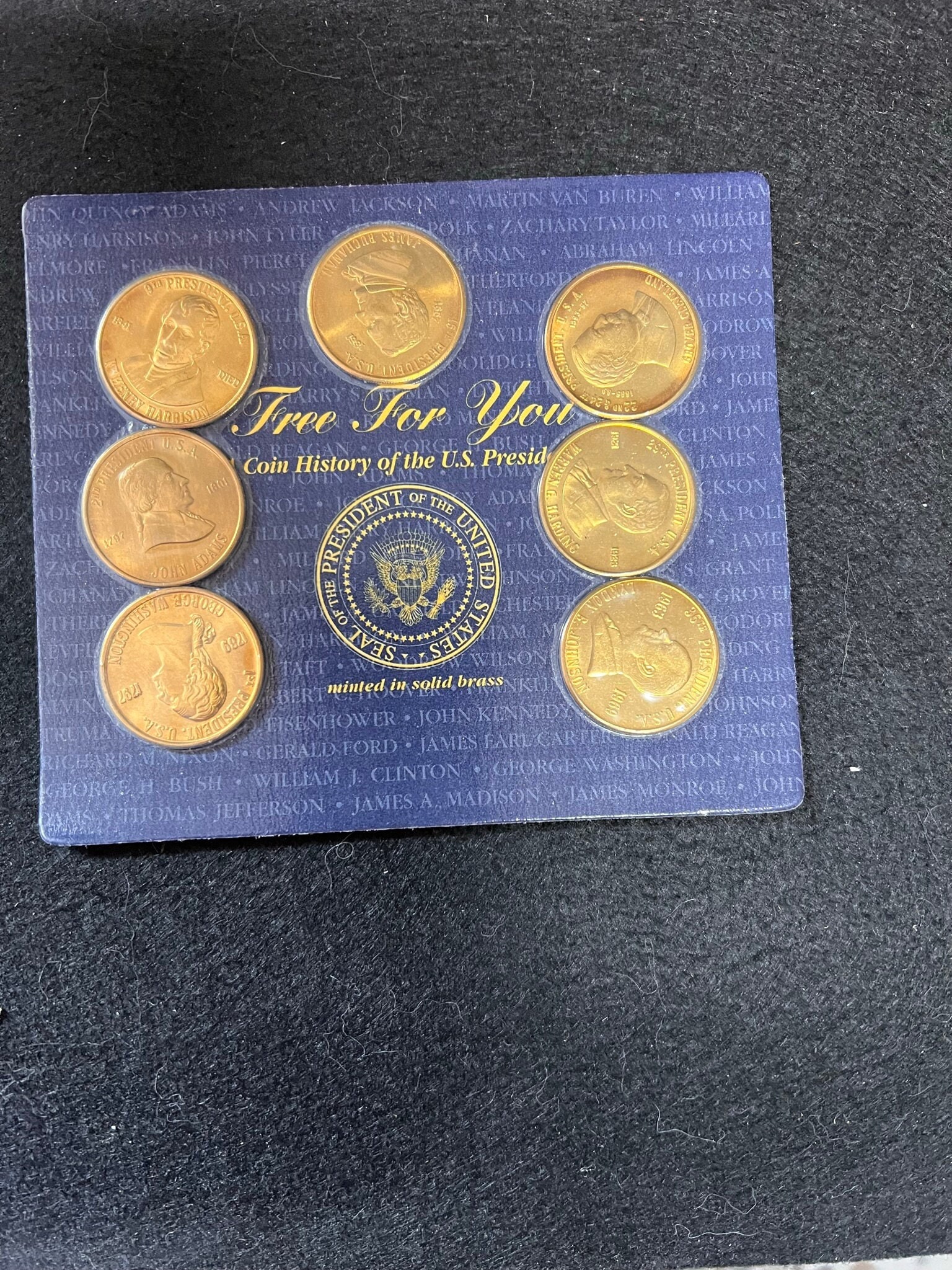 Presidential Solid Brass Coins - 1997 Reader's Digest - Sealed - Etsy