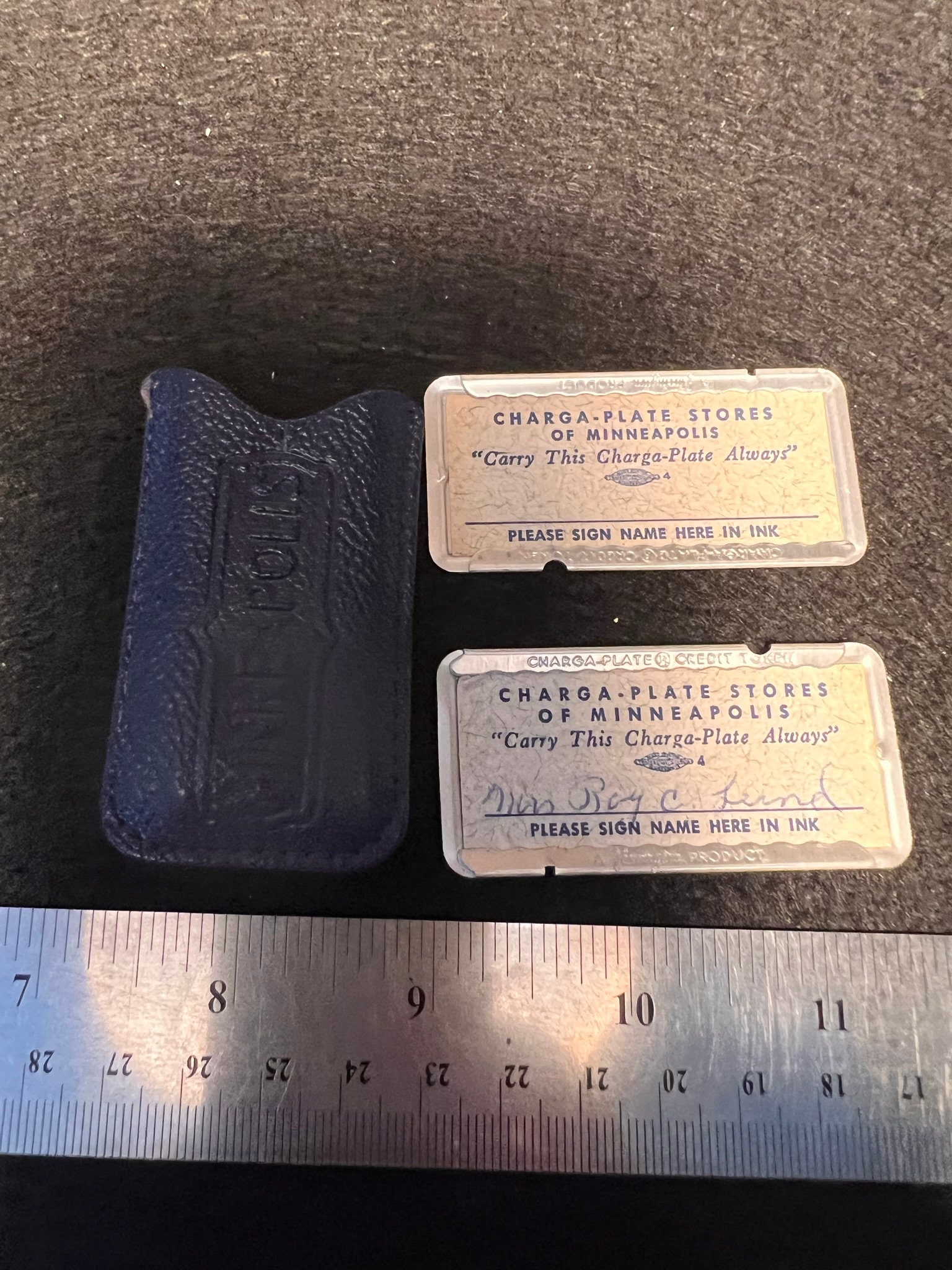 Charga-plate Stores of Minneapolis. 2 Charga-plate, Early Charge Card ...