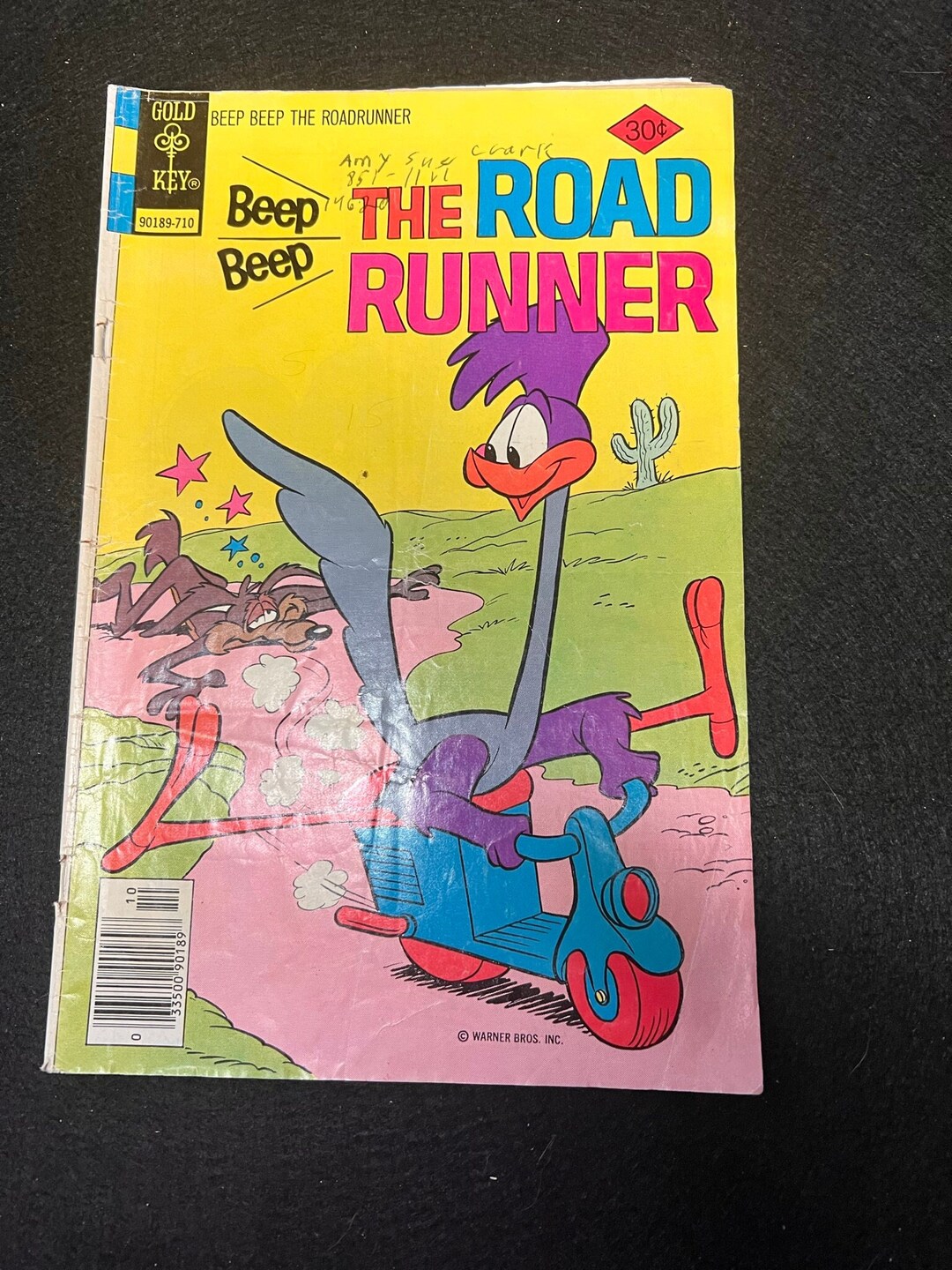 Vintage 1977 Gold Key Beep Beep the Road Runner No. 67, Gold Key ...