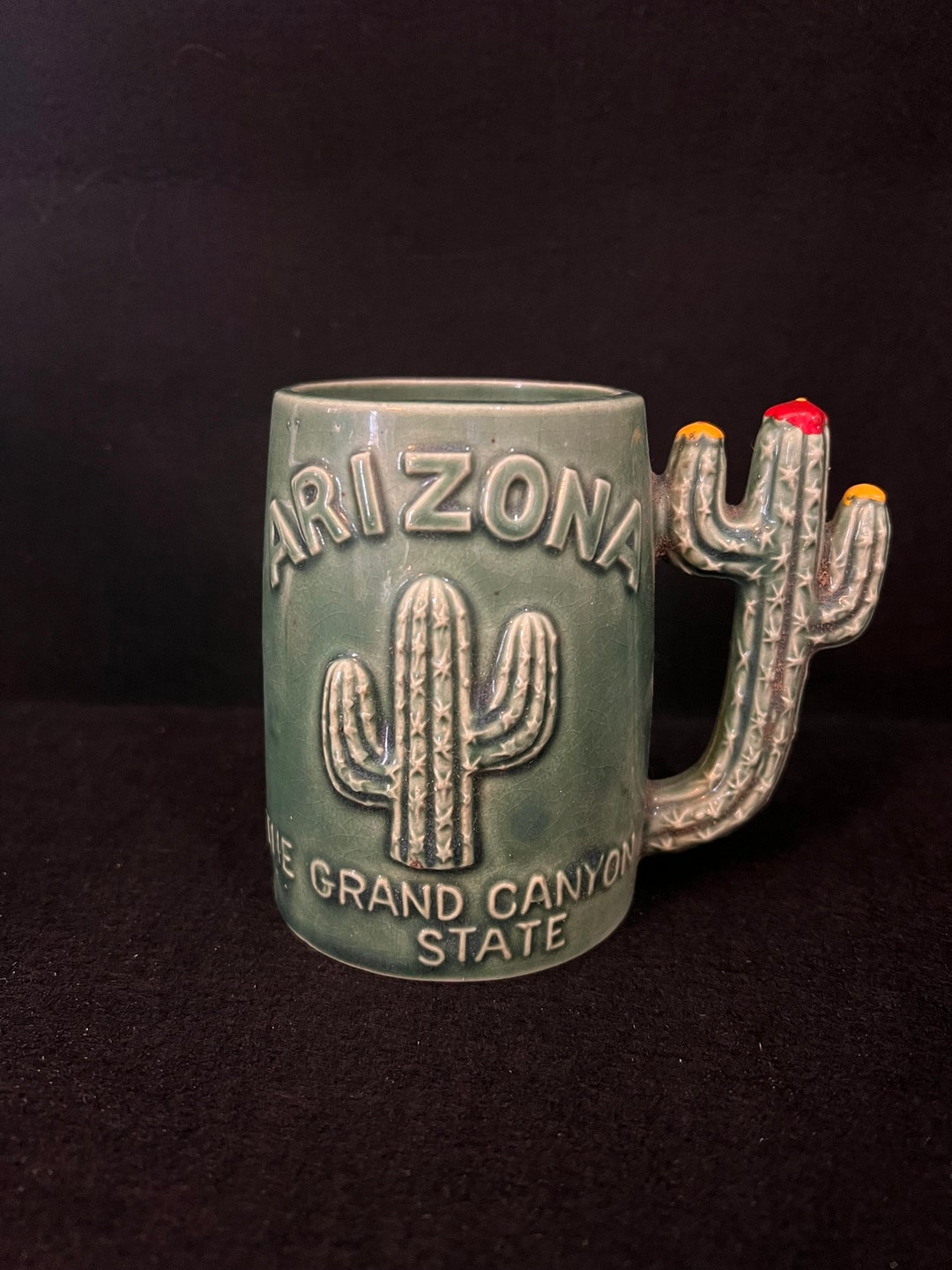 Vintage Souvenir Arizona Cactus Mug , Grand Canyon - Etsy
